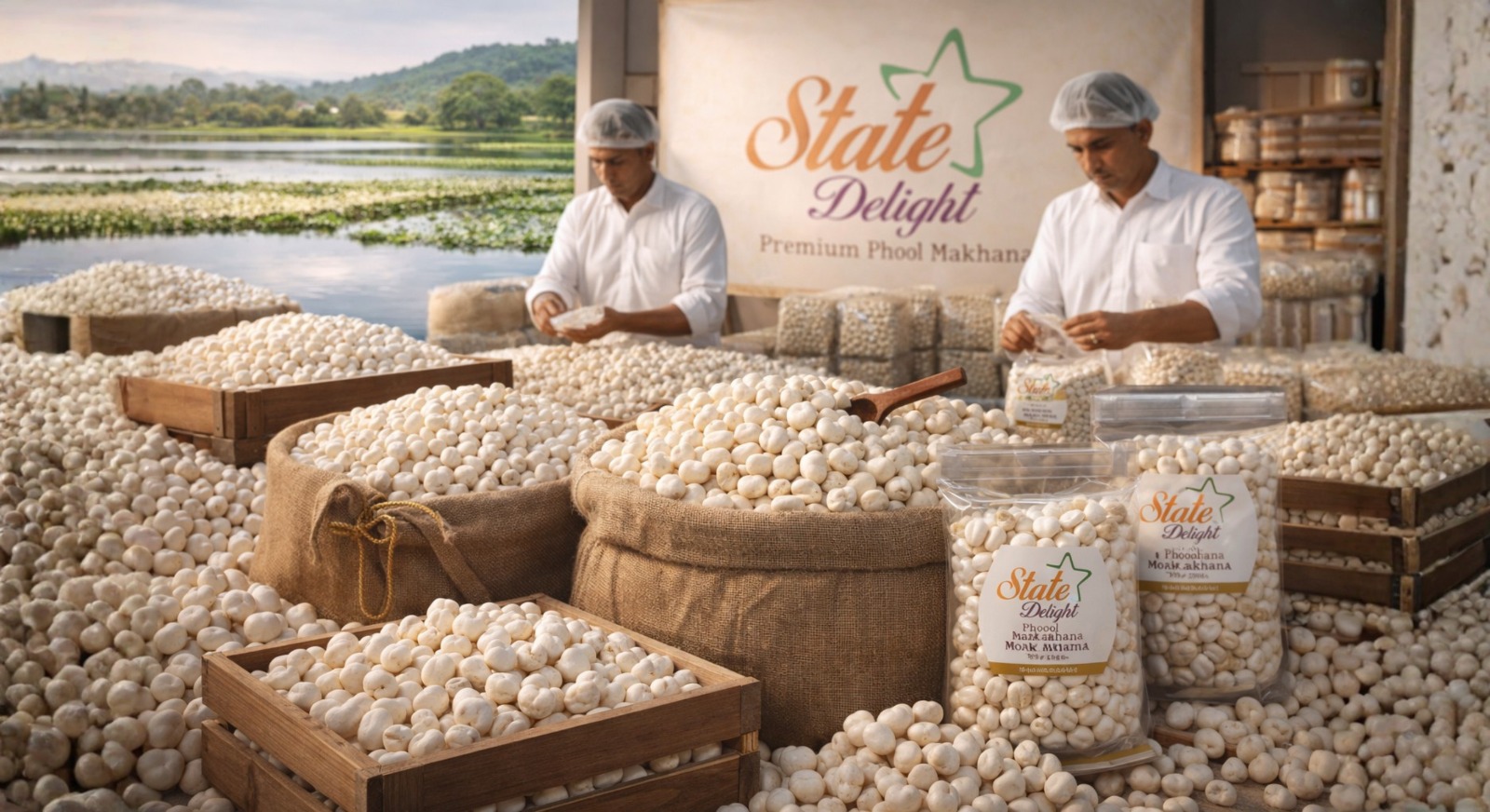 Premium Phool Makhana Wholesale Supplier in Bihar – State Delight ...